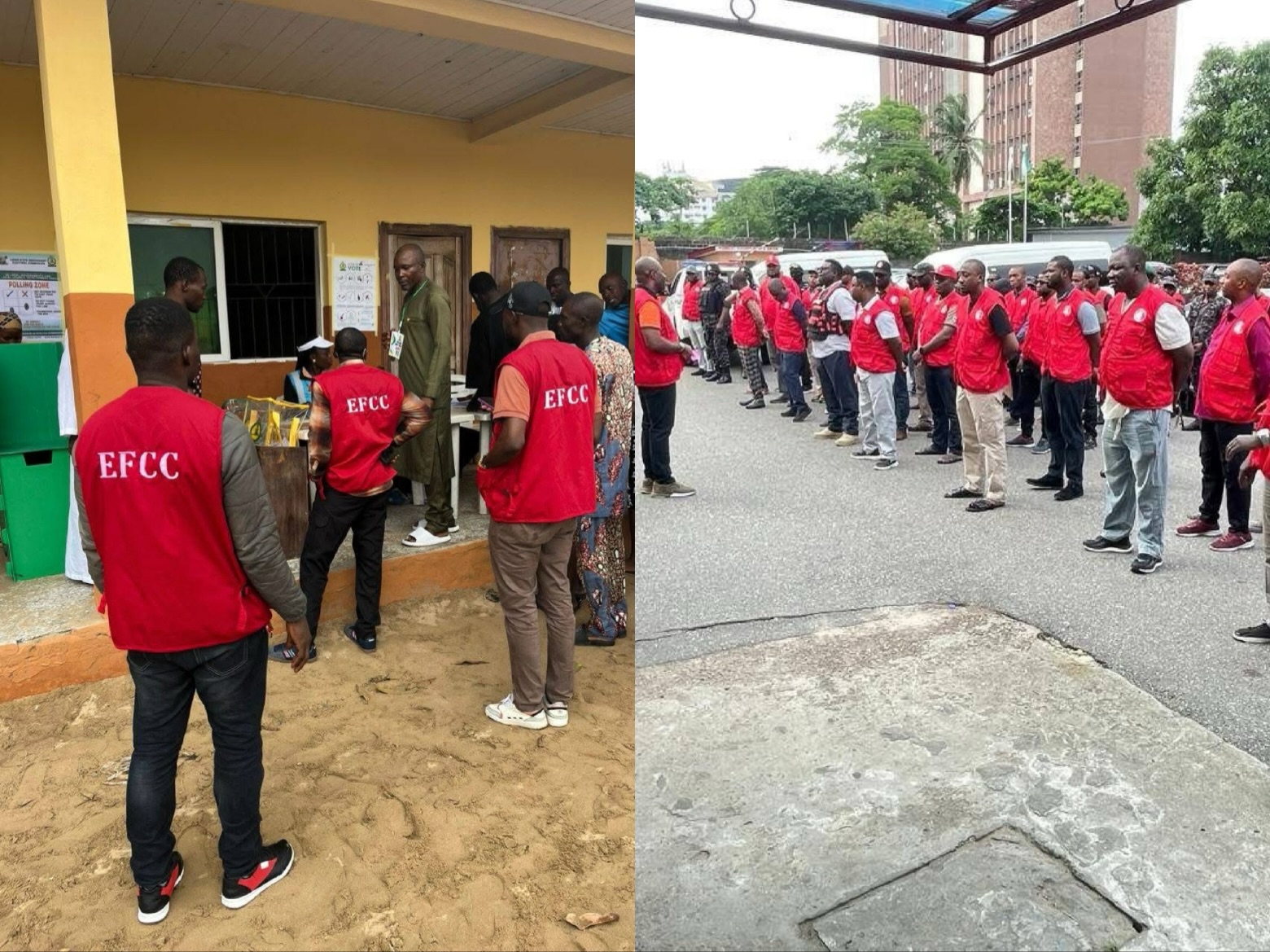 EFCC MONITORS LAGOS LG POLLS, TARGETS VOTE BUYING (PHOTOS) - Hotjist